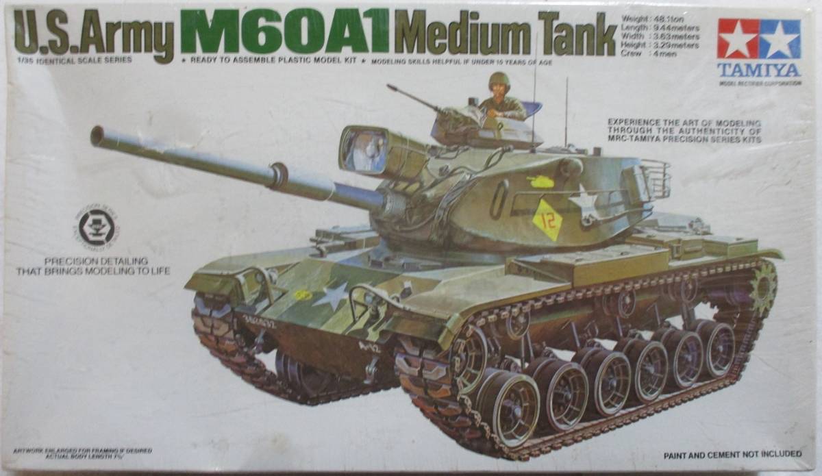 Yahoo!オークション - タミヤ1/35戦車シリーズNo.28 アメリカ陸軍 M60A...