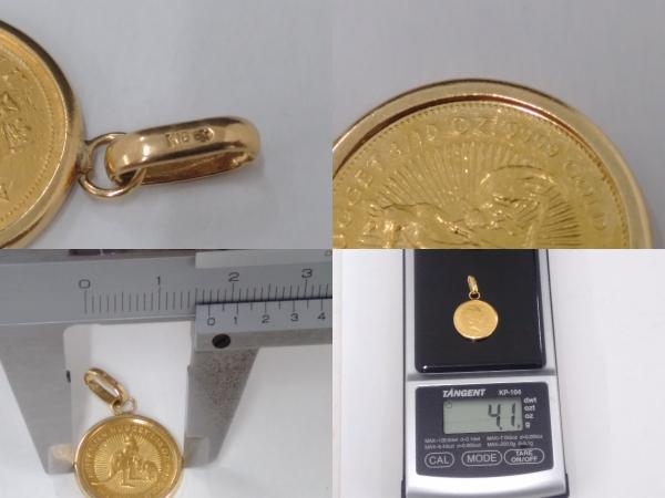 最終価格 K24 K18 24金18金 カンガルー エリザベス女王金貨 コイントップ 1996年 1／10oz 4.1g(イエローゴールド)｜売買されたオークション情報、yahooの商品情報を ...