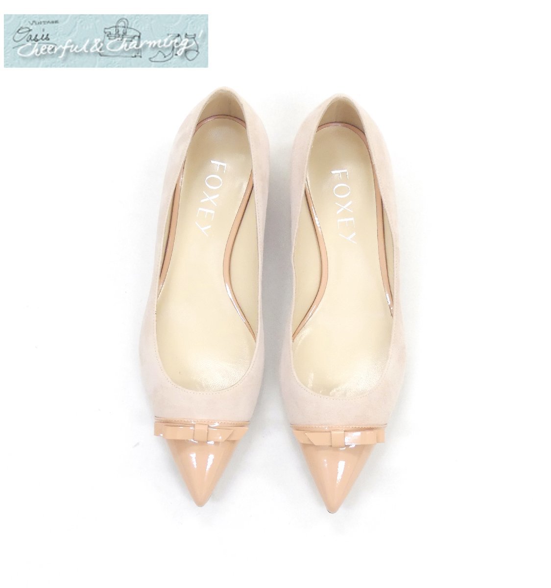 Yahoo!オークション - 未使用 FOXEY フラットシューズ クララ 35 1/2 ...