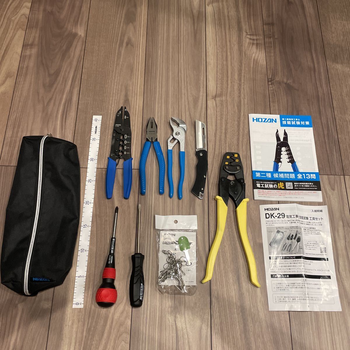 Yahoo!オークション - 電気工事士 HOZAN DK-28＋VAストリッパーP-958...