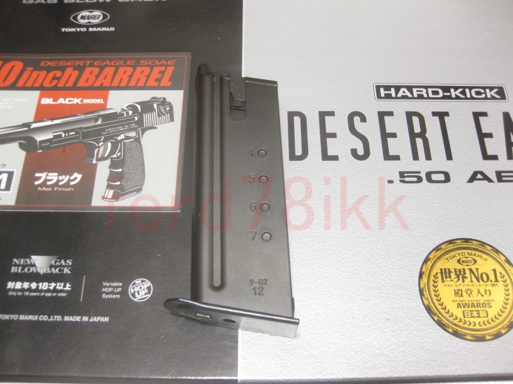 複数あり送料210円 東京マルイ 純正 デザートイーグル 50AE ハードキック 系用 共通 マガジン GBB ガスガン 10インチバレル(パーツ)｜売買されたオークション情報、yahooの ...