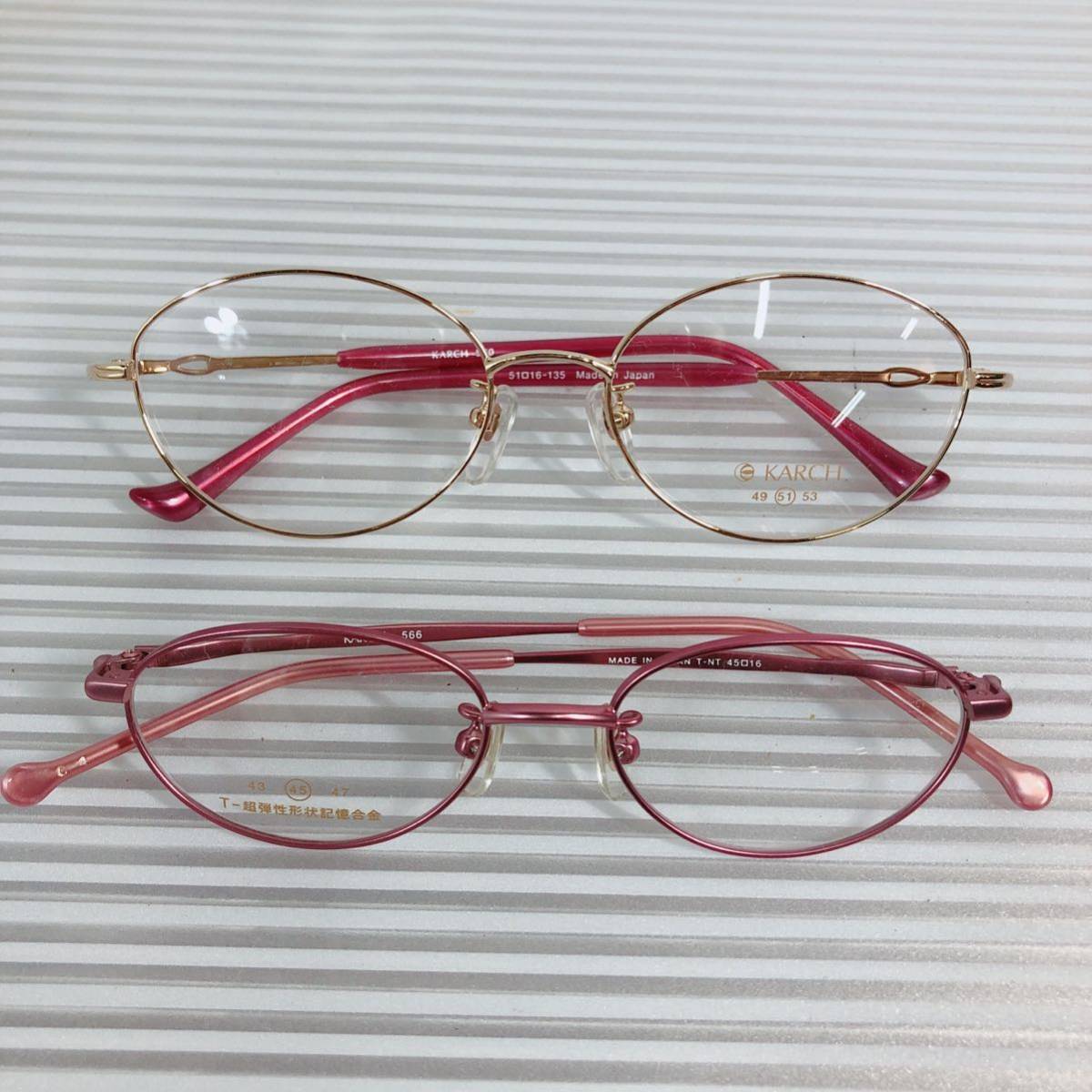 Yahoo!オークション - 未使用品 M まとめて17個 ブランドめがね KARCH ...
