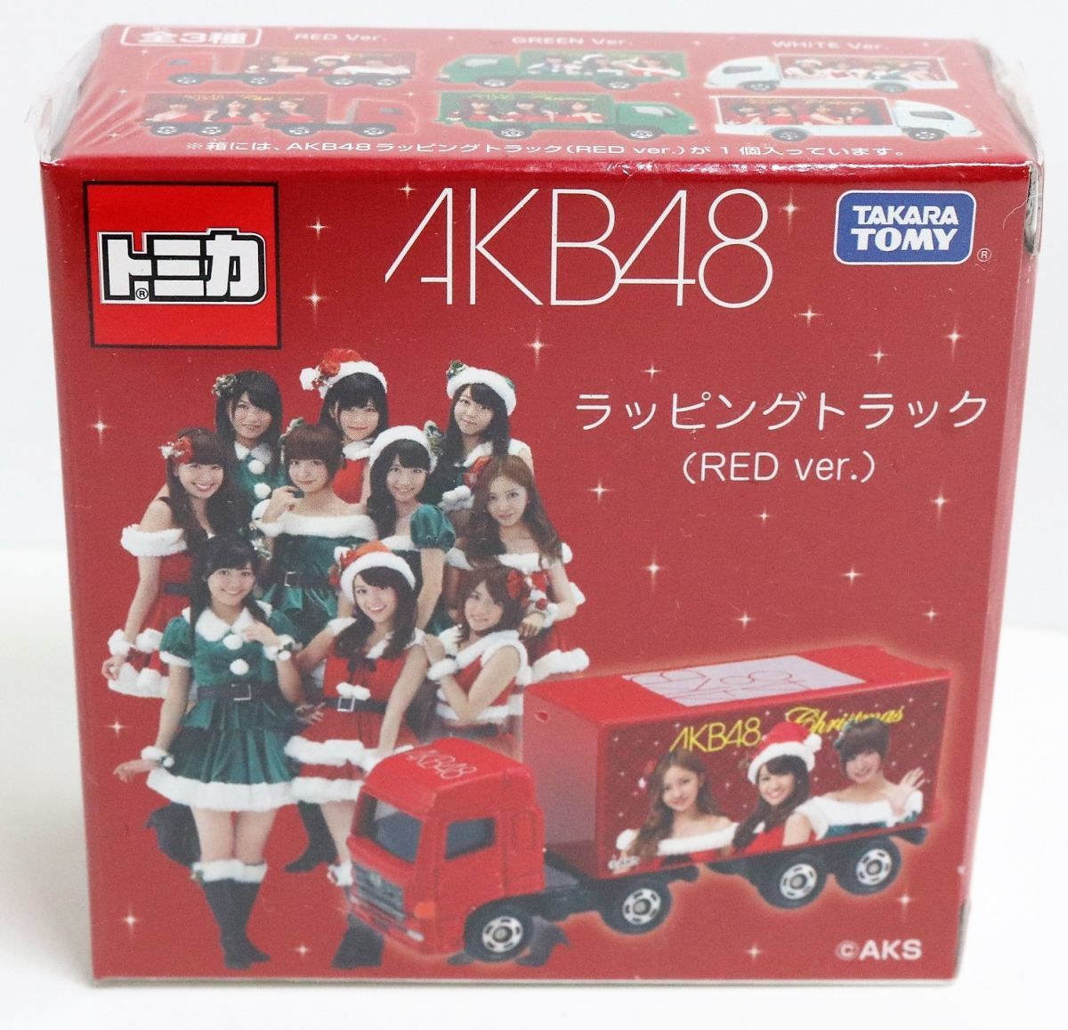 Yahoo!オークション - トミカ AKB48 ラッピングトラック(RED ver.) 4437-1