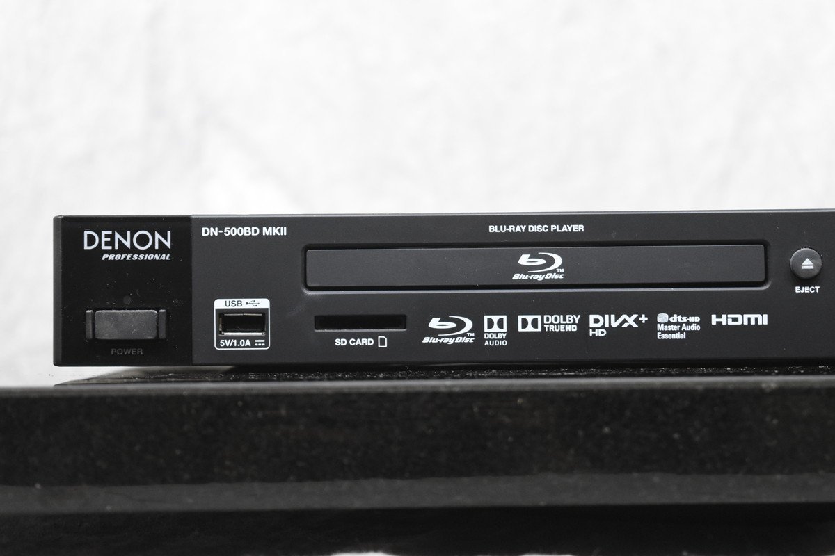 Denon Professional DN-500BD MKII Blue-ray DVD CD/SD/USBメディアプレーヤー デノン(中古)のヤフオク落札情報