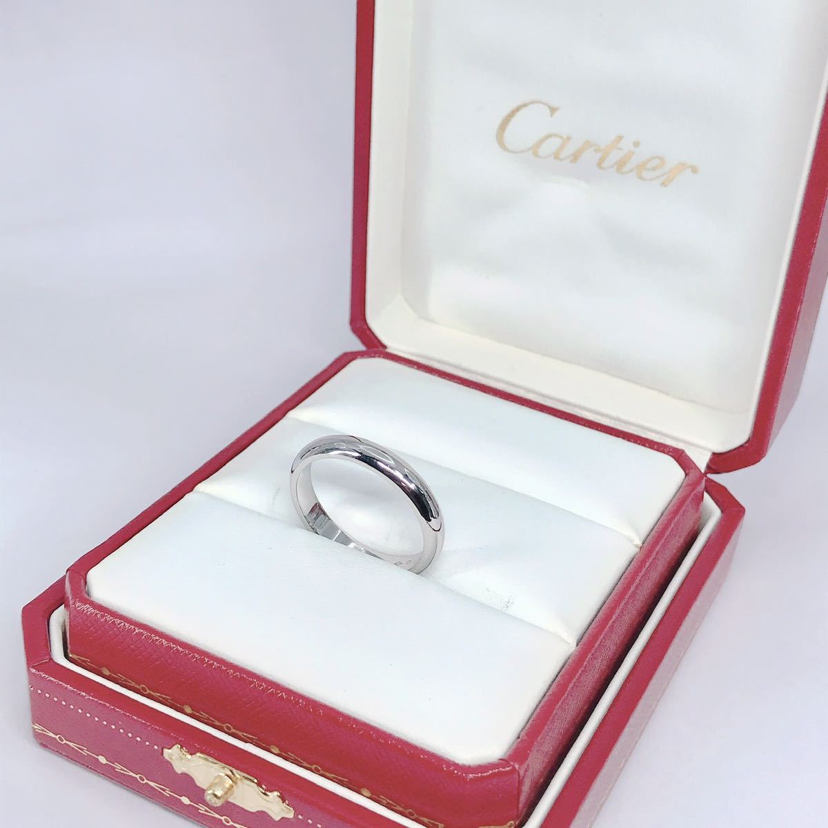 Yahoo!オークション - カルティエ ウェディング バンドリング PT950 22...