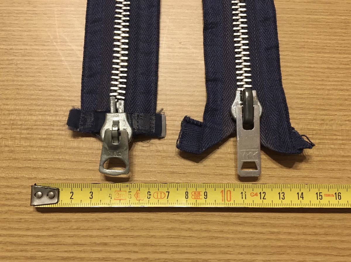 代購代標第一品牌－樂淘letao－70s YKK 10号 アルミジッパー 67cm N-3B N-3A ジャケット M51 モッズコート ビンテージ レザージャケット 補修用 リペア 60s 80s
