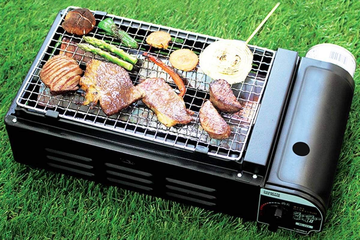 Yahoo!オークション - NITINEN(ニチネン) 卓上用ガスバーベキューコン...