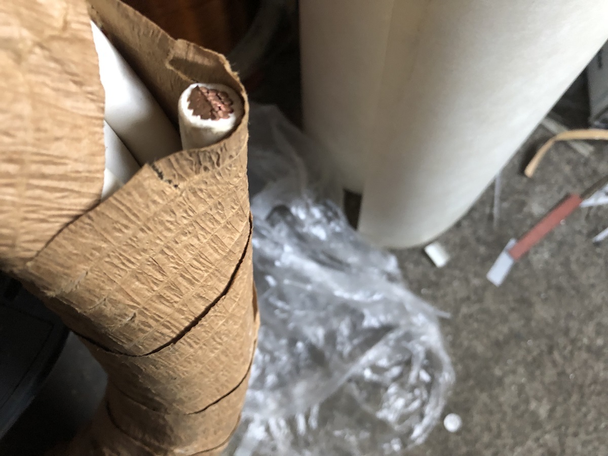 Yahoo!オークション - IV電線60sq 10m 白色 未使用品