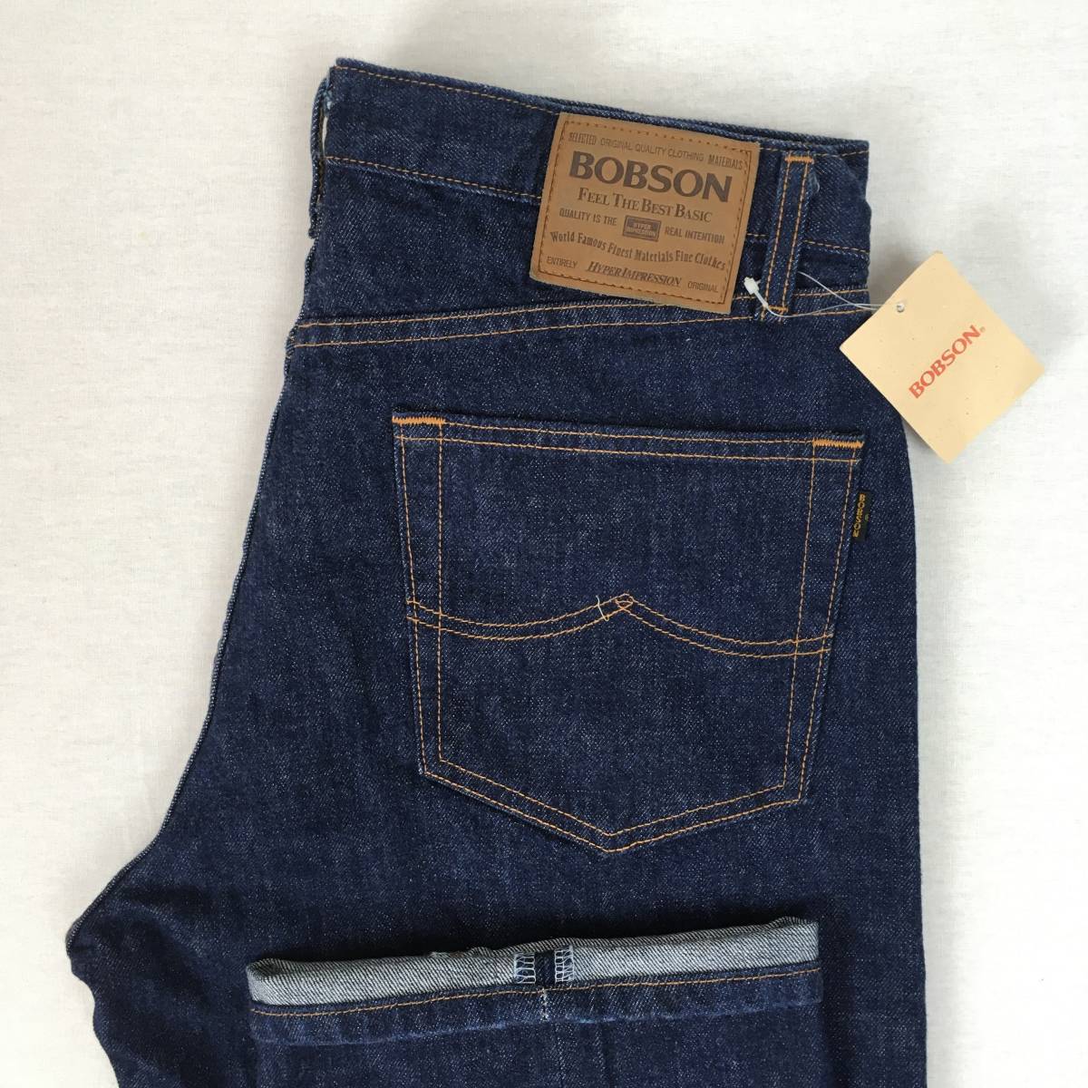 Yahoo!オークション - 【新品】BOBSON ボブソン H0104 日本製 ワイド ...