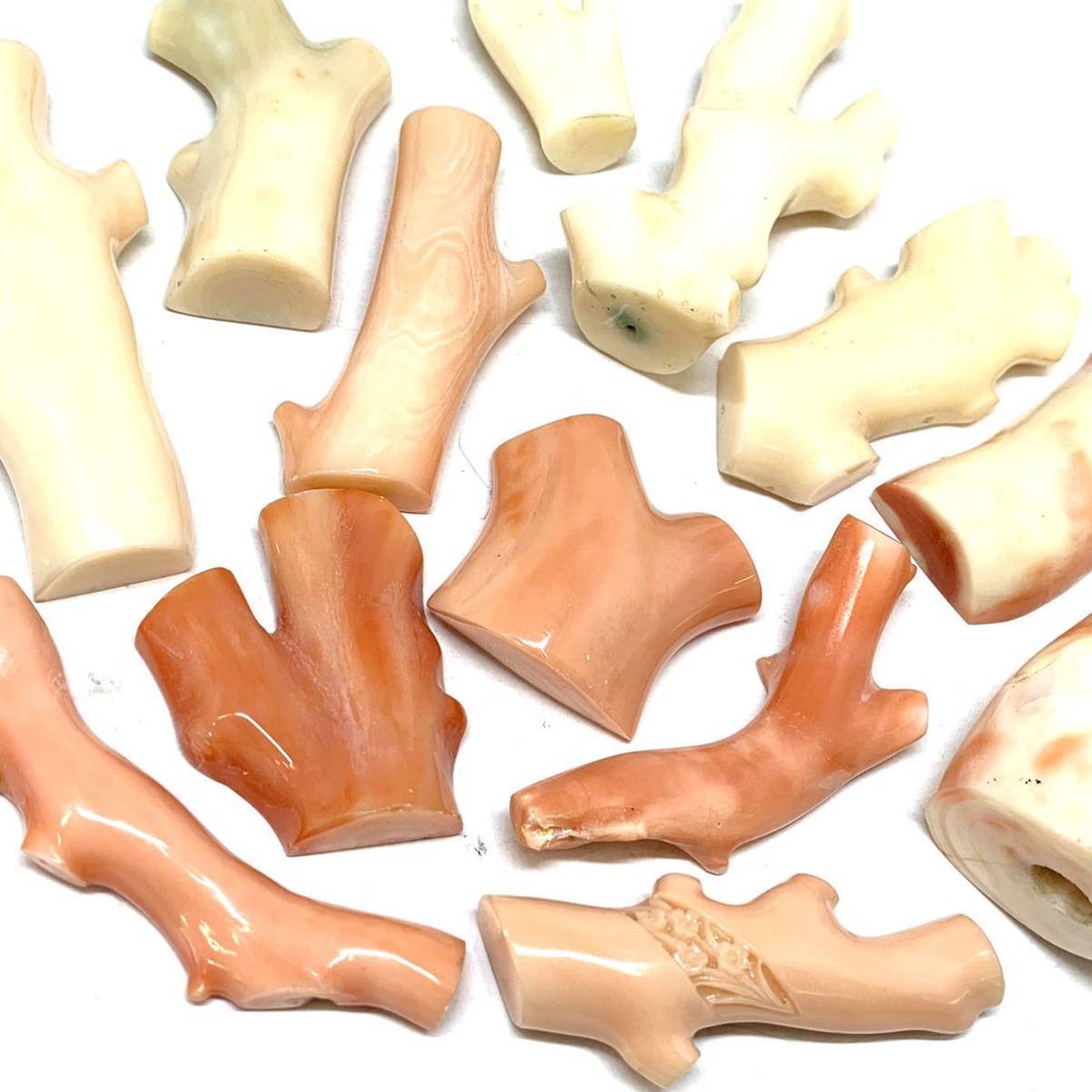 Yahoo!オークション - [珊瑚13点おまとめ]重量約205g ルース 裸石 宝...