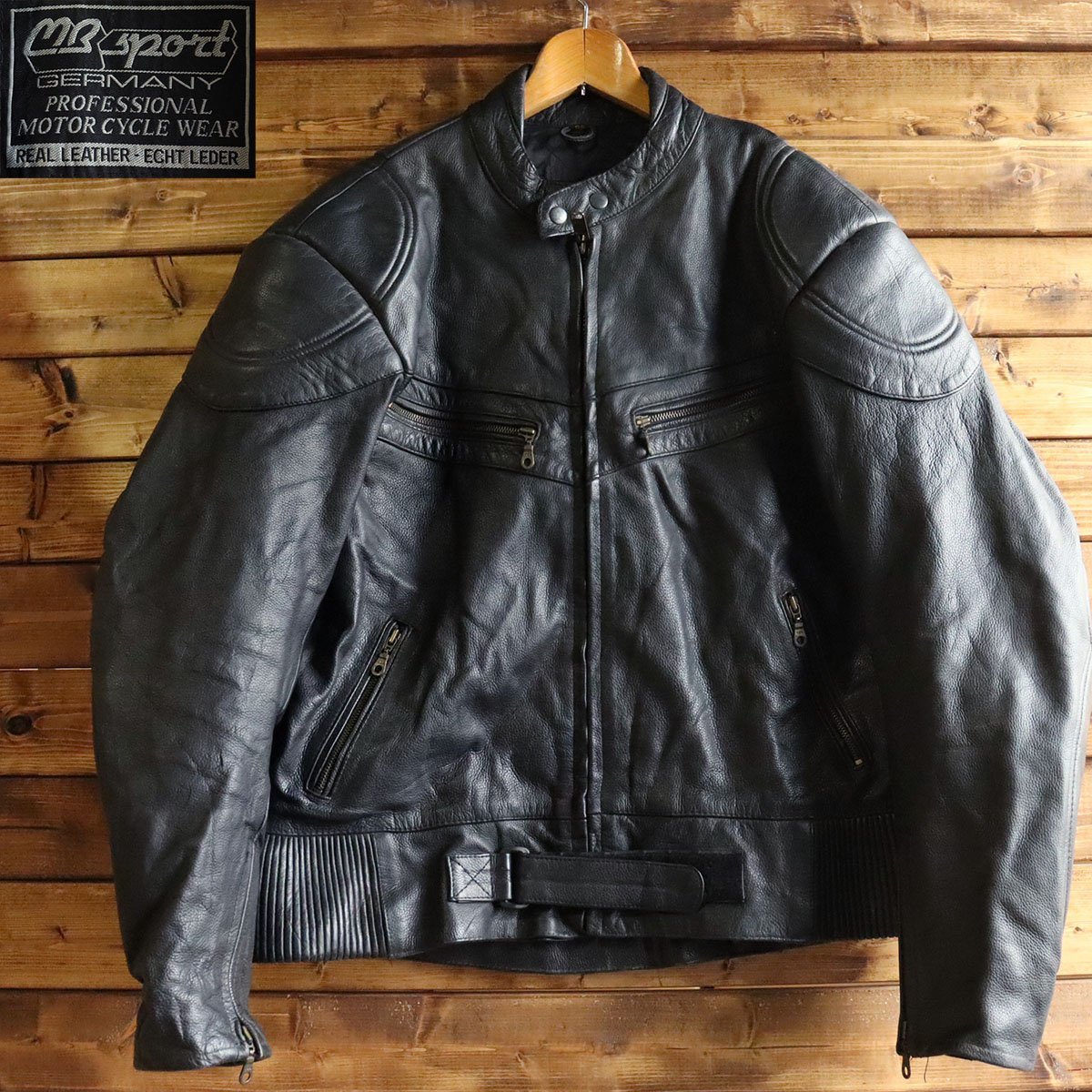 Yahoo!オークション - B6T/T5.31-1 ヨーロッパ古着 MR Sport 本革 シン...