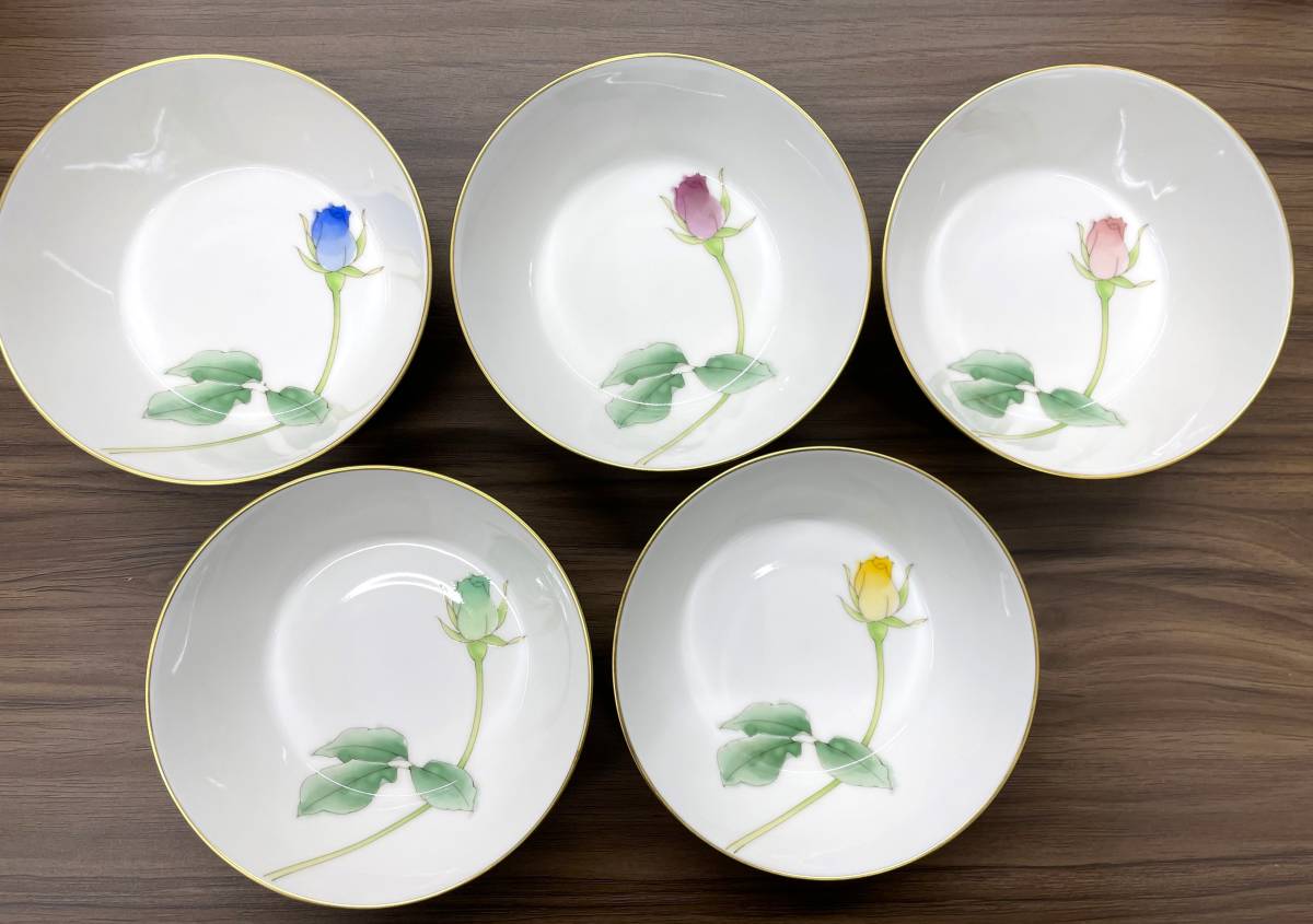 Yahoo!オークション - ＃2488【未使用】陶器 香蘭社 小鉢 （5枚）