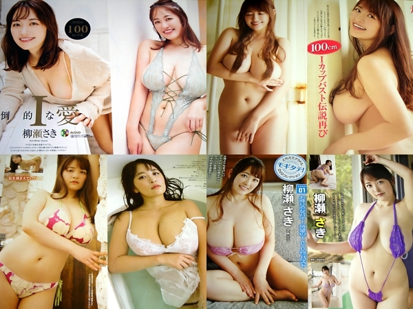 Yahoo!オークション - 柳瀬さき 切り抜き39P＋DVD【未開封・新品】1枚...