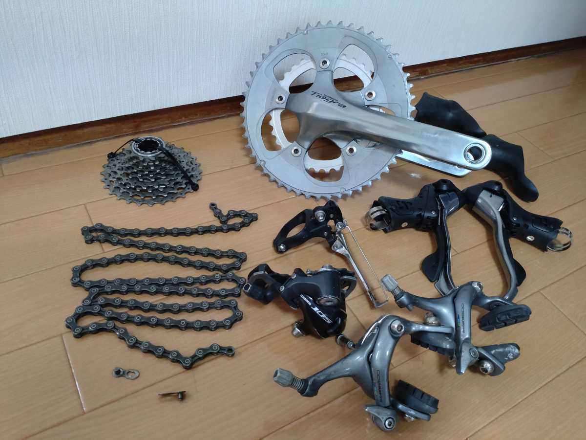 Yahoo!オークション - SHIMANO 2×10s FC-4650 ST-5600 RD-5700 FD-570...