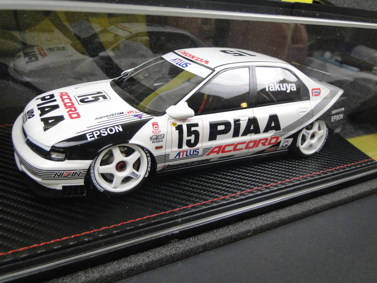 Yahoo!オークション - 1/18 ホンダ アコード 世界限定 PIAA #15 JACCS...