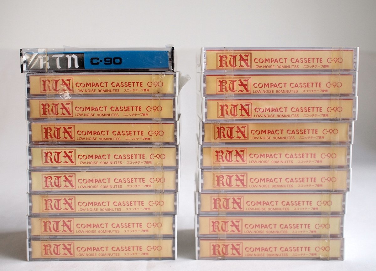 Yahoo!オークション - [W1981] カセットテープ RTN C-90 18点 / 未開封...