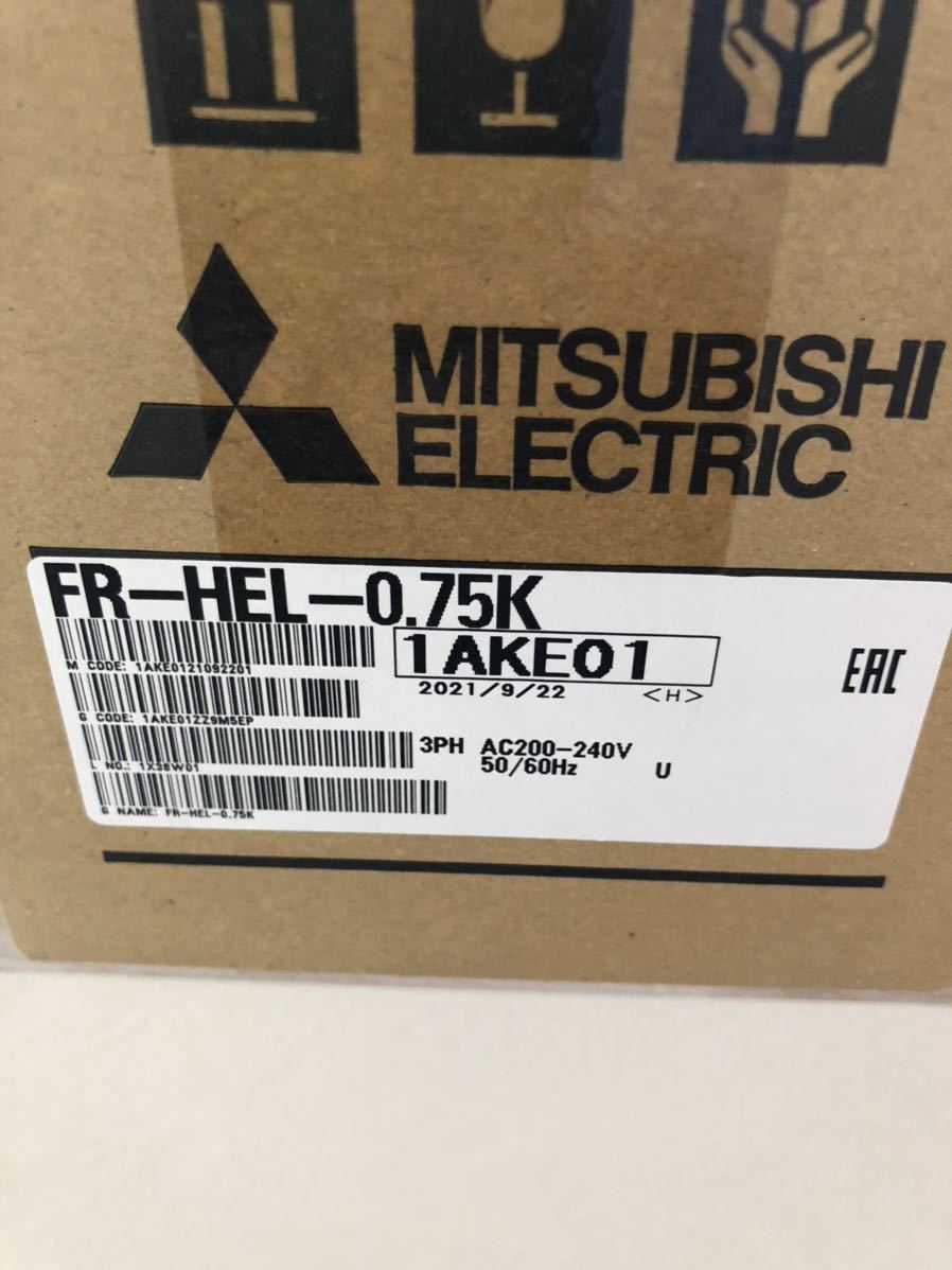 Yahoo!オークション - 新品未開封 三菱電機 FR-HEL-0.75K DCリアクトル...