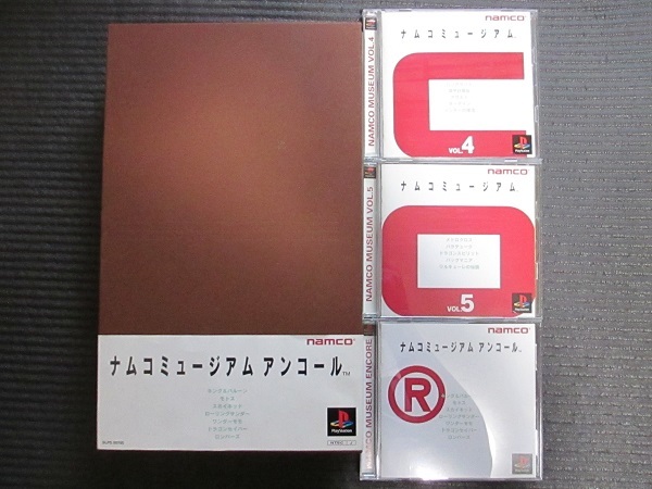 Yahoo!オークション - PS ナムコミュージアムVol4 5 アンコール＋BOX付...