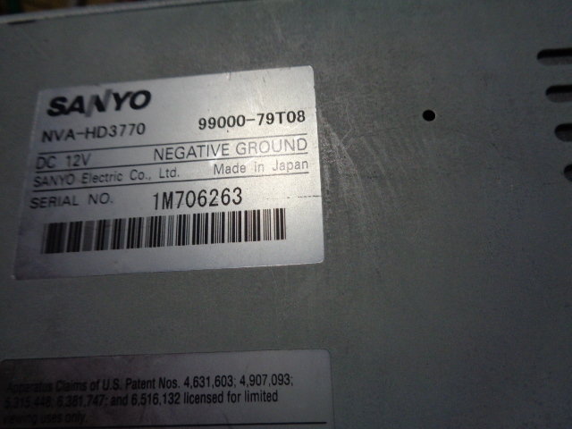 Yahoo!オークション - [K17] SANYO サンヨー HDDナビ NVA-HD3770 フル...