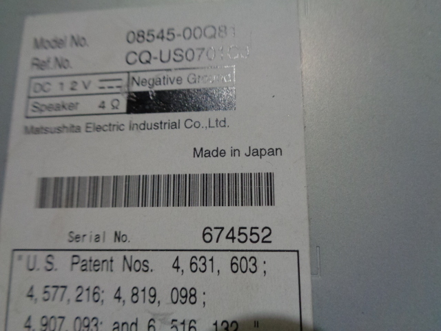 Yahoo!オークション - [K07] ② トヨタ 純正 DVDナビ NDDN-W57 AUX 200...