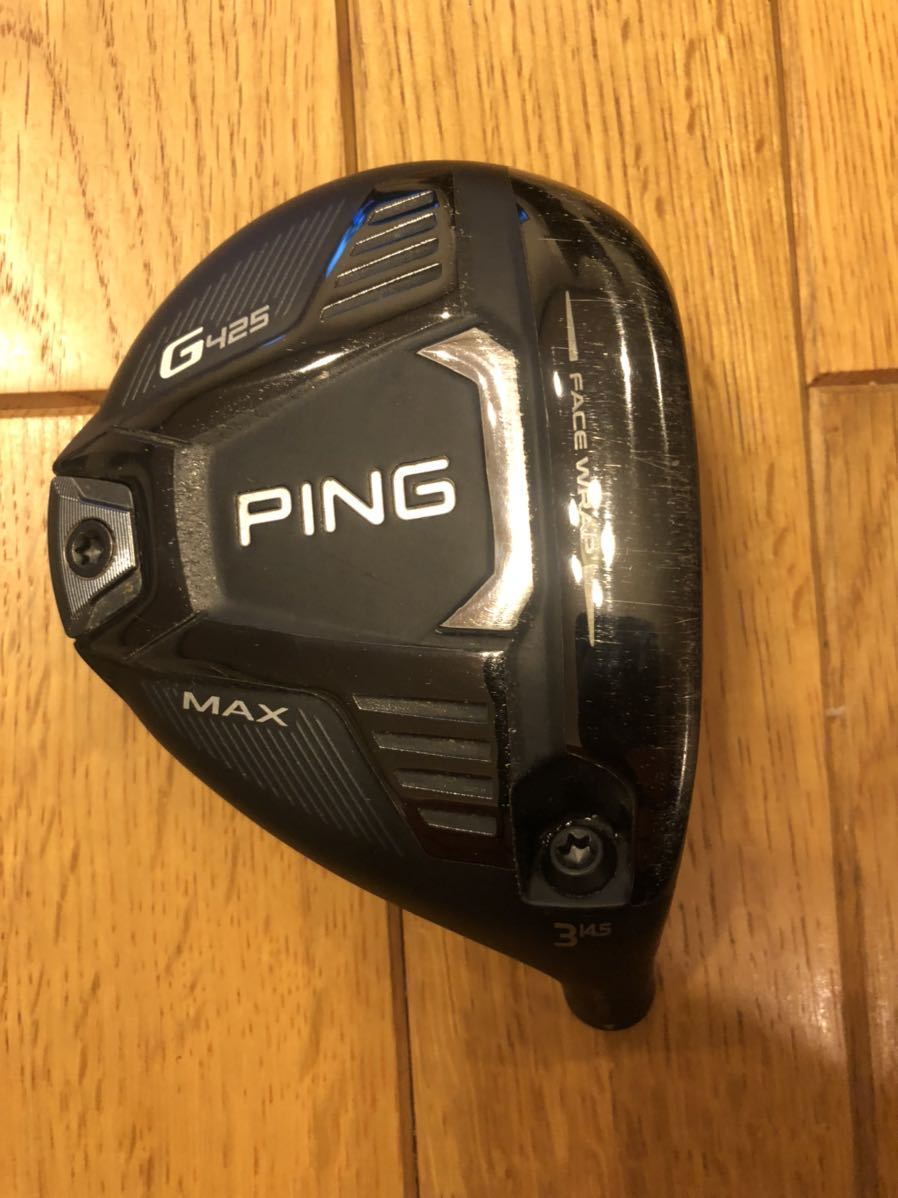 Yahoo!オークション - PING G425 MAX FW 3番 ロフト14.5 度 ヘッドのみ...