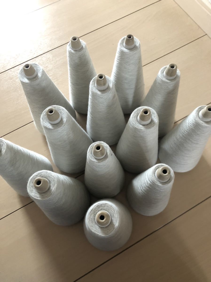 高級糸 番手 ウール混率不明 6535ウール混プラチナグレー霜降り糸 約0.86kg(毛糸)｜売買されたオークション情報、yahooの商品情報をアーカイブ公開 - オークファン（aucfan.com）