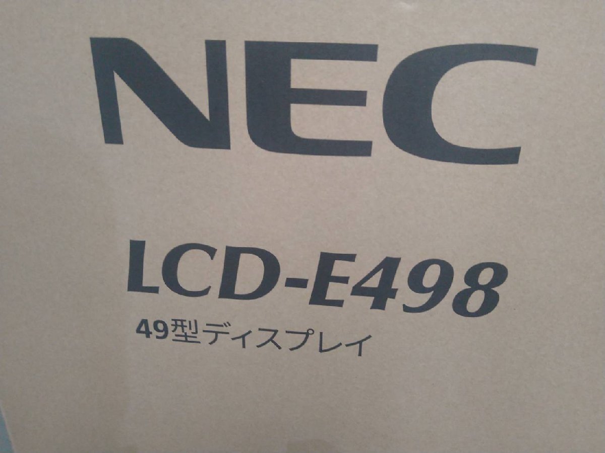Yahoo!オークション - 新品未開封 NEC 49型 4K液晶ディスプレイ LCD-E4...