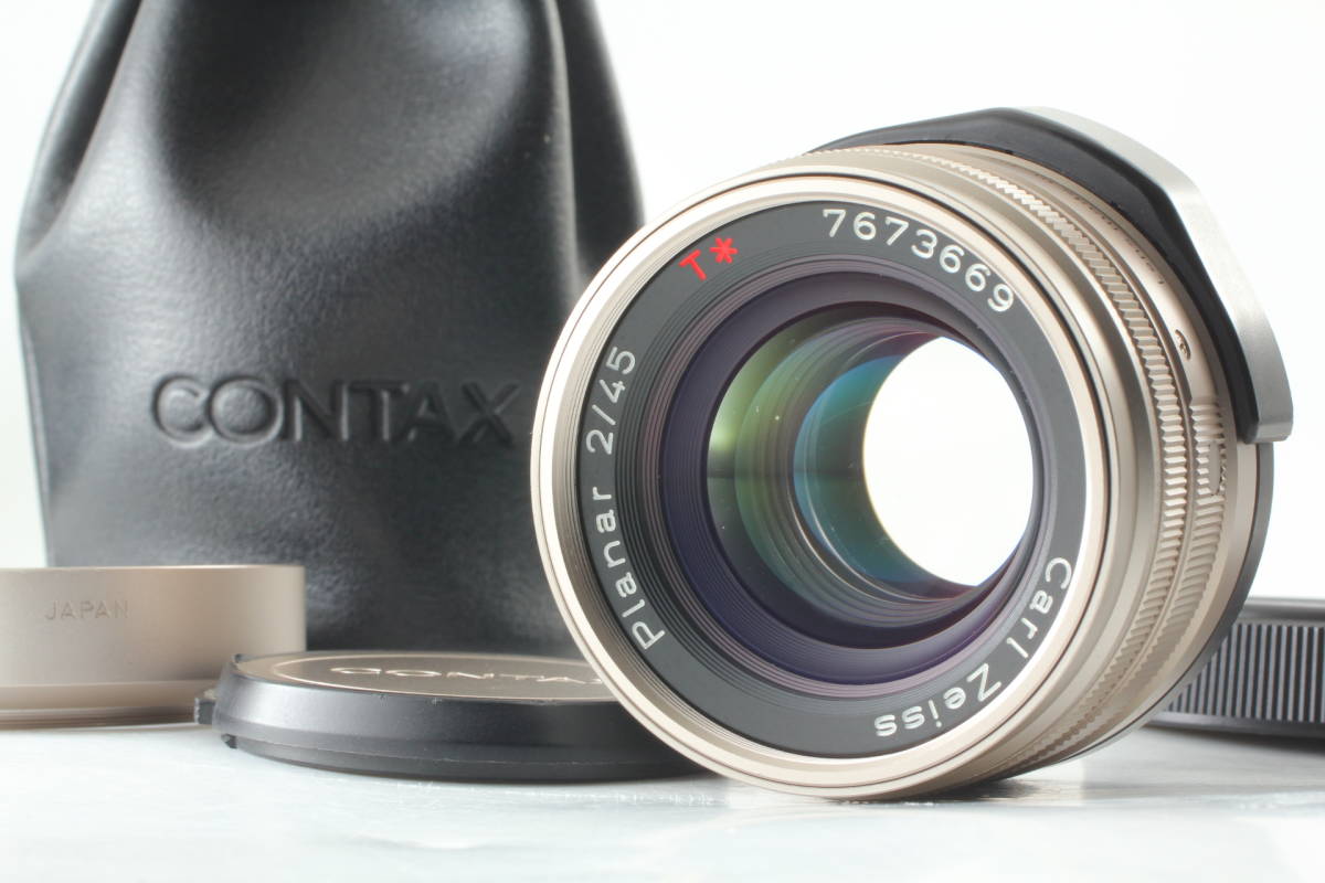 美品】Contax Carl Zeiss Planar 45mm f2 T * AF Lens G1 G2 美品】Contax Carl Zeiss Planar 45mm f2 T * AF Lens G1 G2