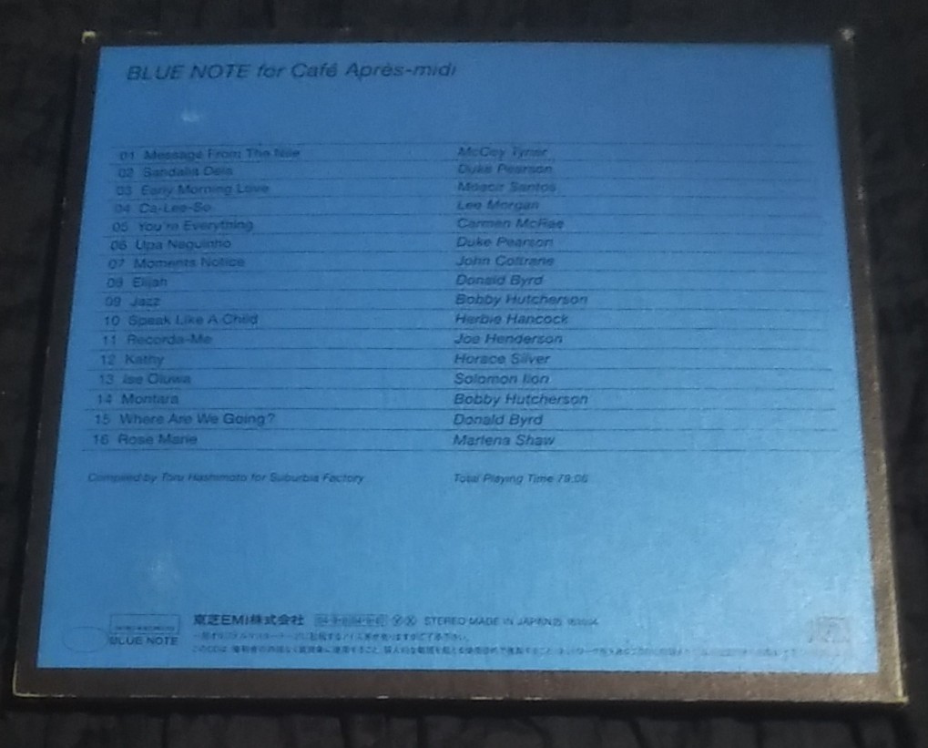 Yahoo!オークション - CD/Blue Note for Cafe Apres-midi/カフェ・アプ...