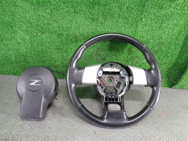 Yahoo!オークション - Q40 日産/フェアレディZ Z33 ステアリングホイー...