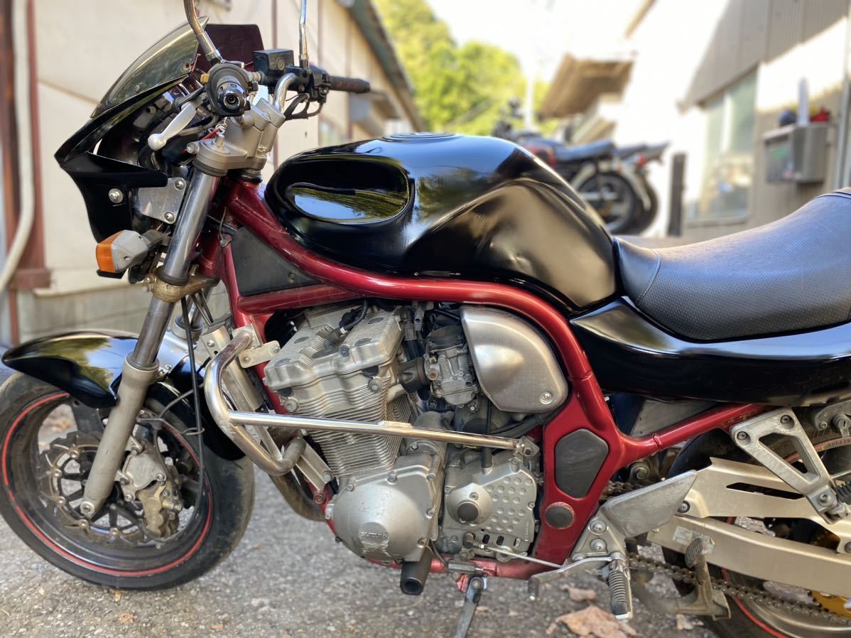 Yahoo!オークション - GSF750 走行46818キロ エンジン始動動画有り 返...