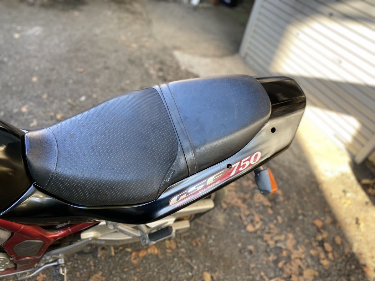 Yahoo!オークション - GSF750 走行46818キロ エンジン始動動画有り 返...