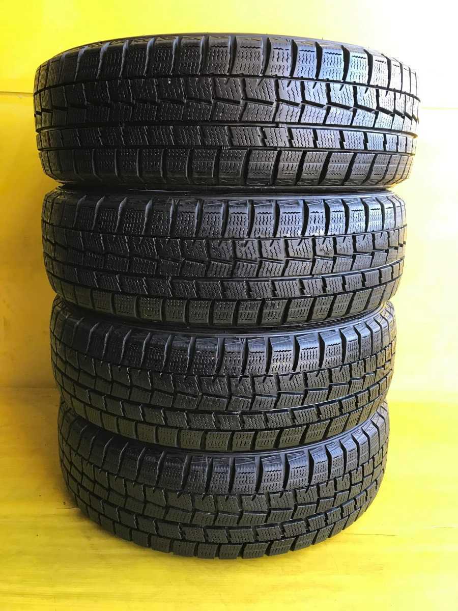 Yahoo!オークション - [1541] 165/55R15 4本 スタッドレスタイヤ DUNLO...