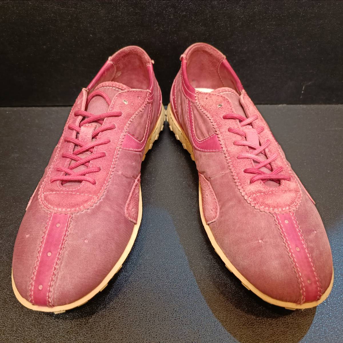 Yahoo!オークション - モマ (MOMA) イタリア製スニーカー 赤 42