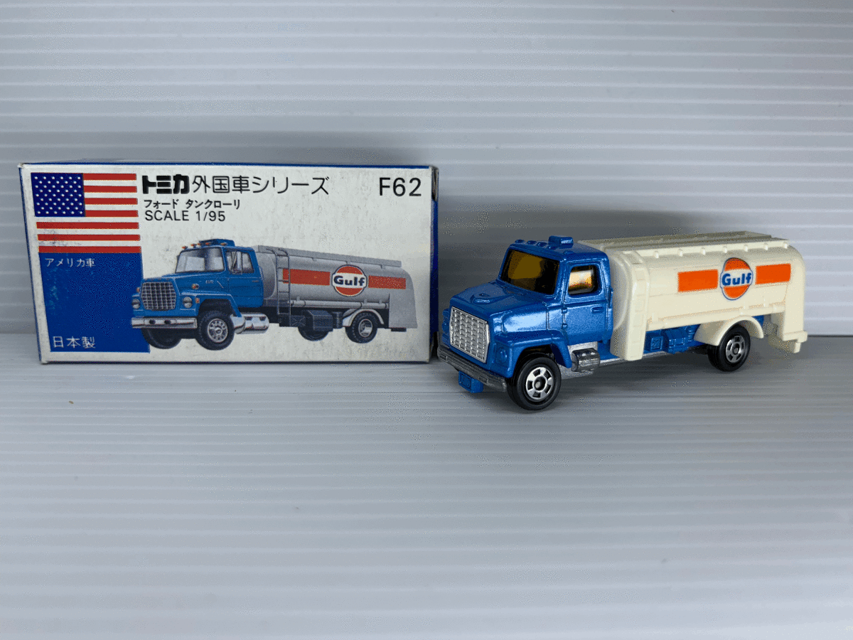 Yahoo!オークション - トミカ 青箱 F62 フォード タンクローリ