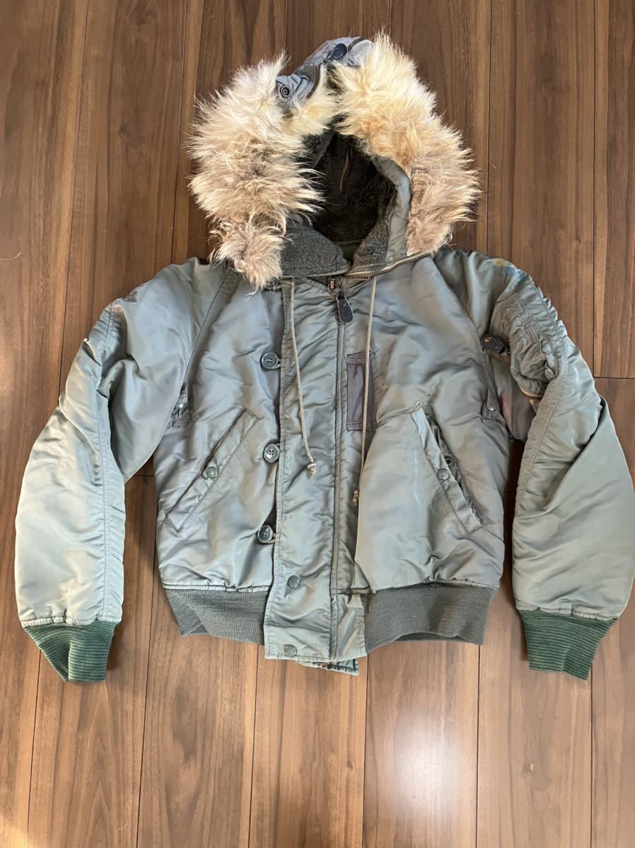 Yahoo!オークション - ビンテージ N-2B フライトジャケット コヨーテ U...