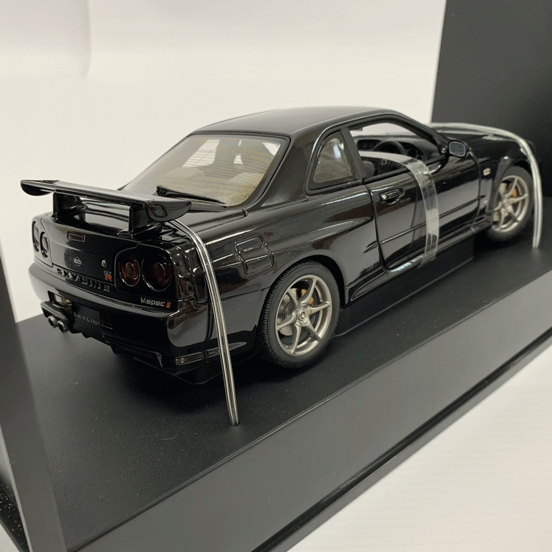 ジャンク AutoArt 1/18 日産 スカイライン R34 GTR VスペックII ブラックパール /NISSAN/SKYLINE フィギュア 山城店 O1958(乗用車)｜売買された ...