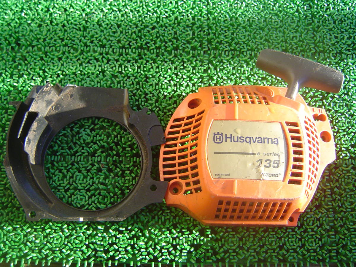 Yahoo!オークション - 60 ハスクバーナ チェンソー 135e リコイルスタ...
