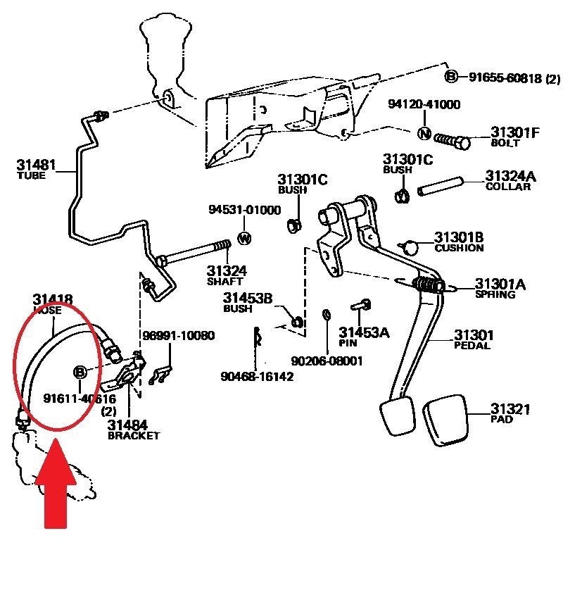 Yahoo!オークション - 【レリーズシリンダー＆クラッチホース】 AE8...