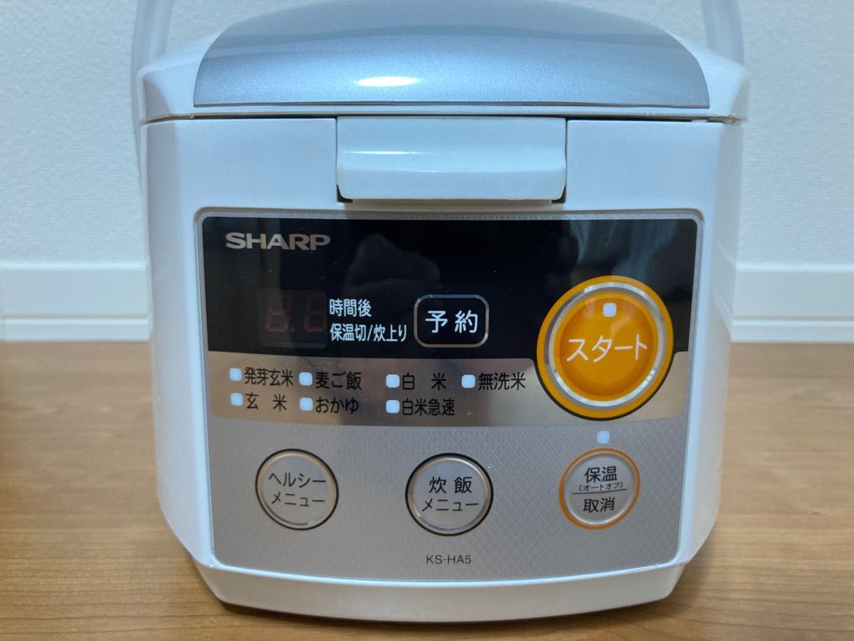 SHARP KS-HA5-W シャープ 炊飯器 3合 炊飯器3合炊き｜PayPayフリマ