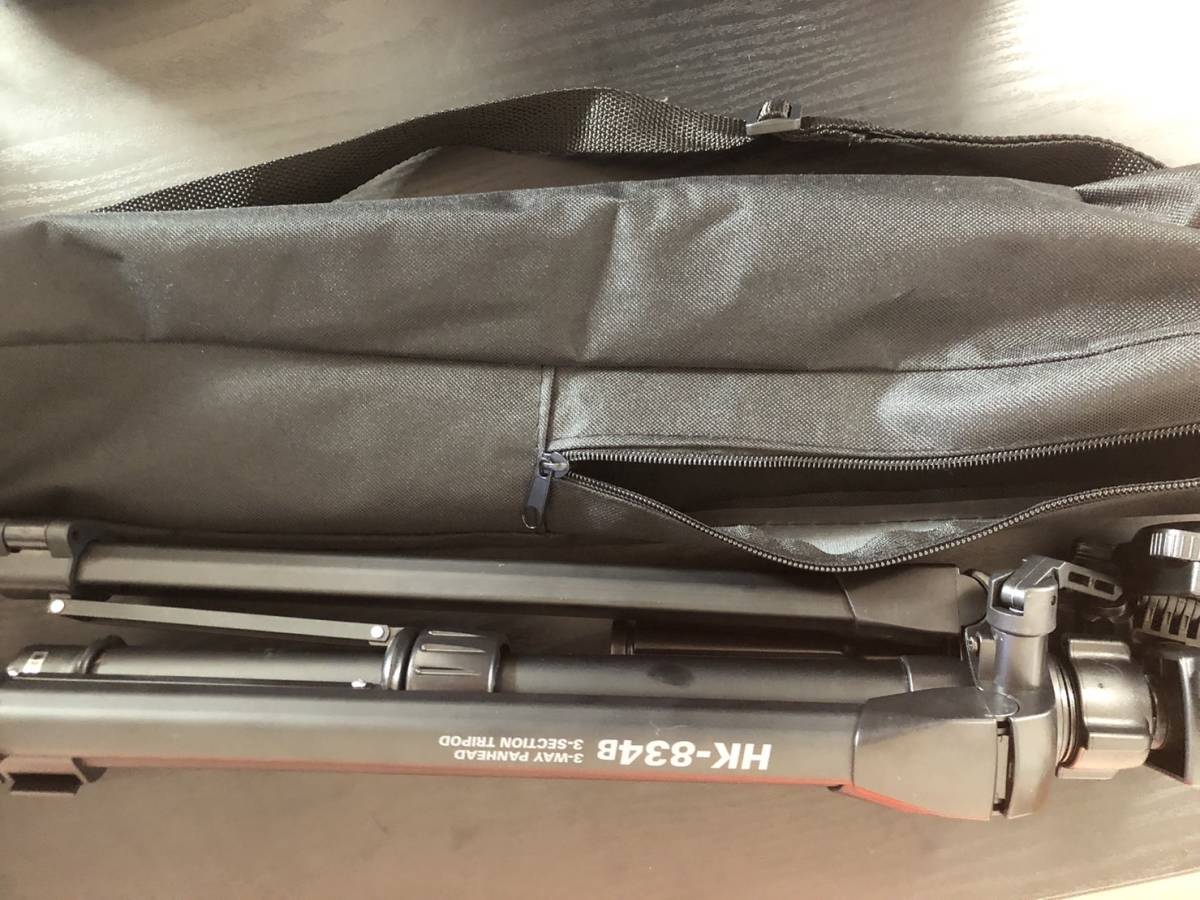 Yahoo!オークション - HAKUBA 3段三脚 HK-834B （3段/3WAY雲台付き）