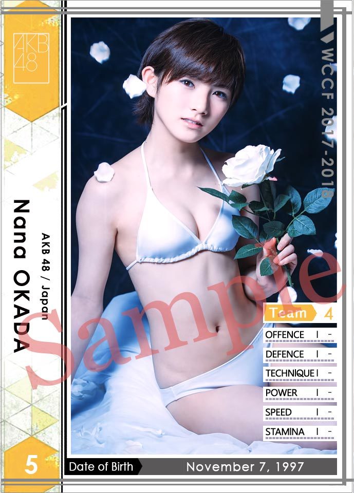 Yahoo!オークション - WCCF1枚＋AKB 5 岡田奈々