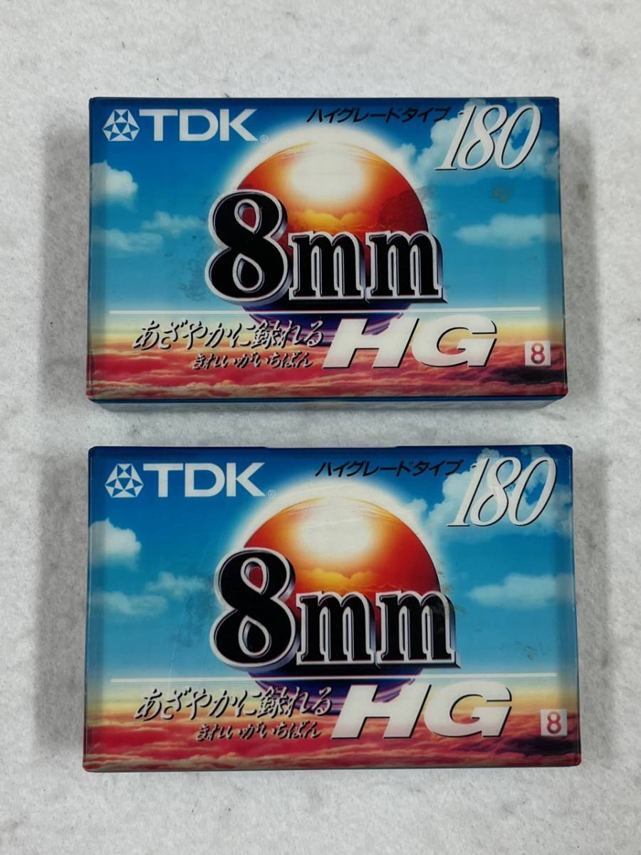 Yahoo!オークション - 28651-6【HG180】2本 TDK 8ミリビデオカセットテ...