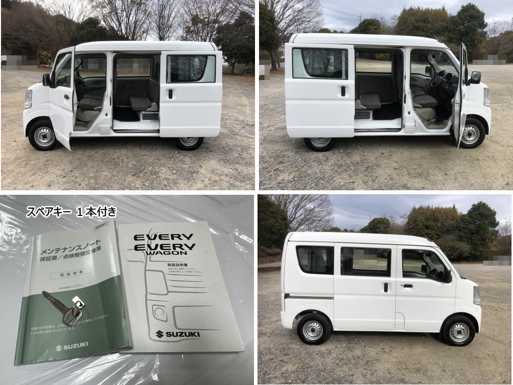 Yahoo!オークション - 4WD H30年 7万キロ台 4速オートマ エブリイ DA17...