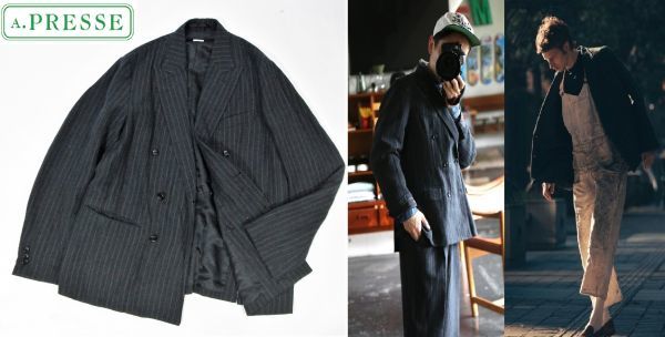 Yahoo!オークション - 21AW A.PRESSE Double Breasted Jacket Yahoo!オークション - 21AW A.PRESSE Double Breasted Jacket
