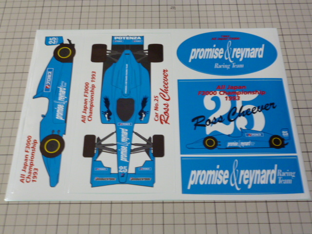 Yahoo!オークション - 1993 All Japan F3000 PROMISE & REYNARD RACING...