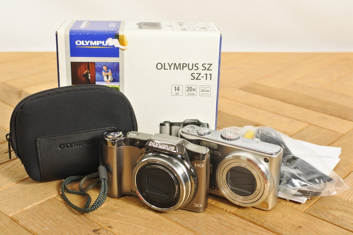 Yahoo!オークション - 2点まとめて OLYMPUS オリンパス SZ-11／Panaso...