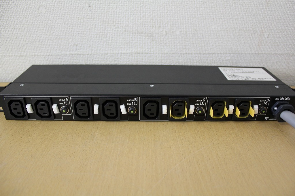 Yahoo!オークション - アメリカン電機/コンセントバー8個口/1U用/HKC29...