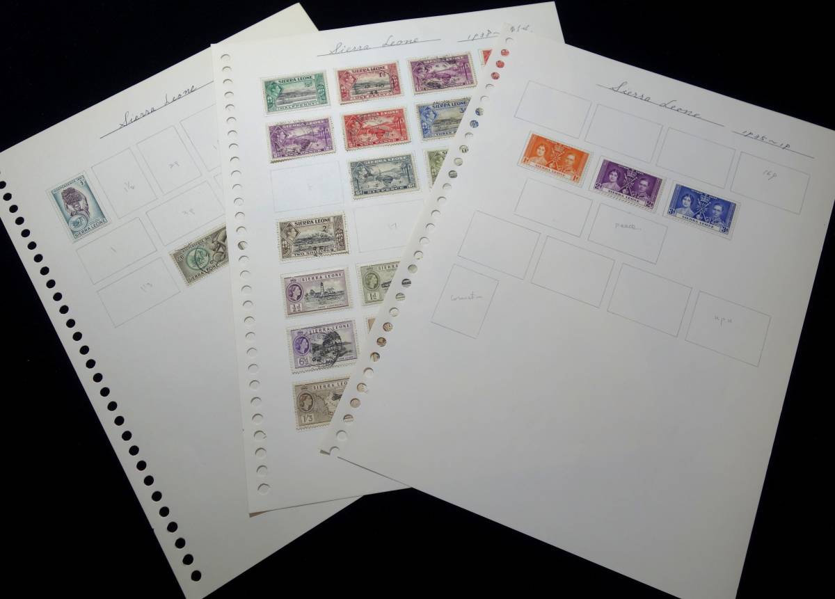 Yahoo!オークション - D253 収集家放出品 アフリカ切手/シエラレオネ ...
