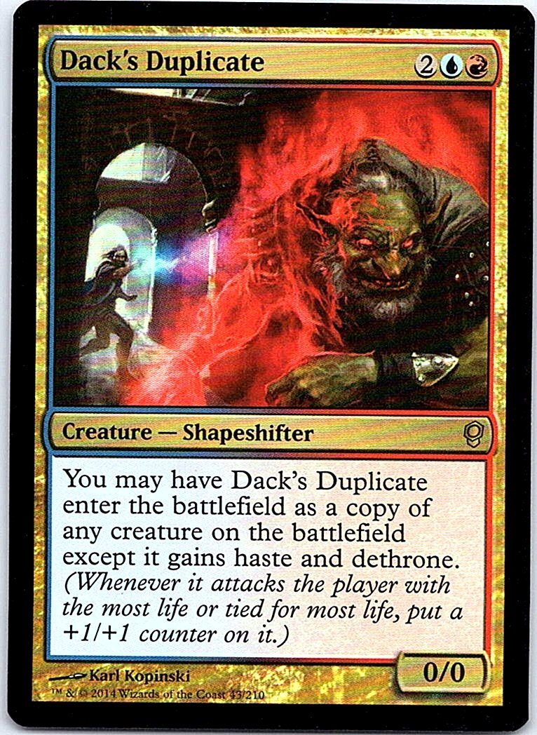 Yahoo!オークション - FOIL/ダクの複製/Dack's Duplicate/コンスピラシ...